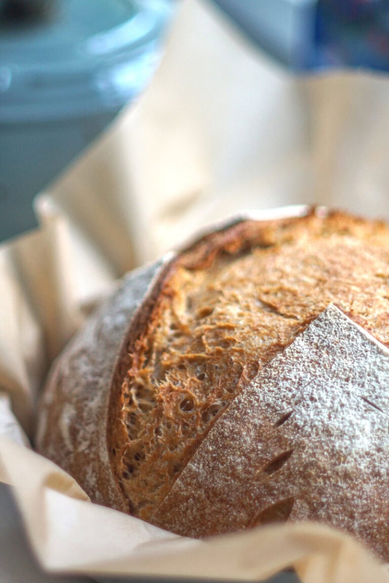 Soft Wheat Sourdough Bread (European-Style, Whole Grain)- Grains ...